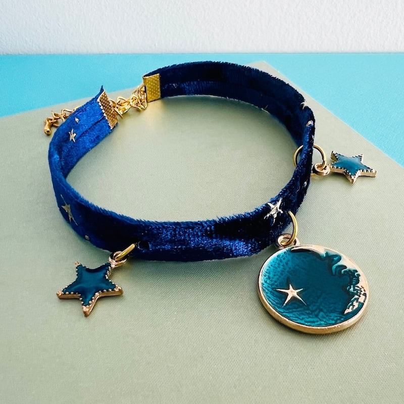 Cat Collars With Moon - Etsy