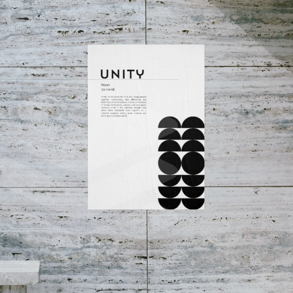 Unity Definition Poster, Definitian Wall Art, Office Wall Print, Office ...