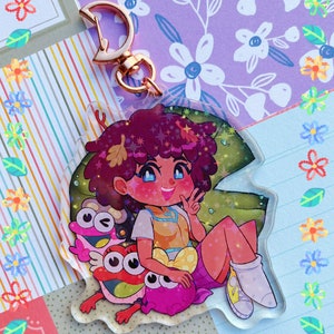 LAST CALL Amphibia Calamity Girl Anne Sasha Marcy Keychains - Etsy