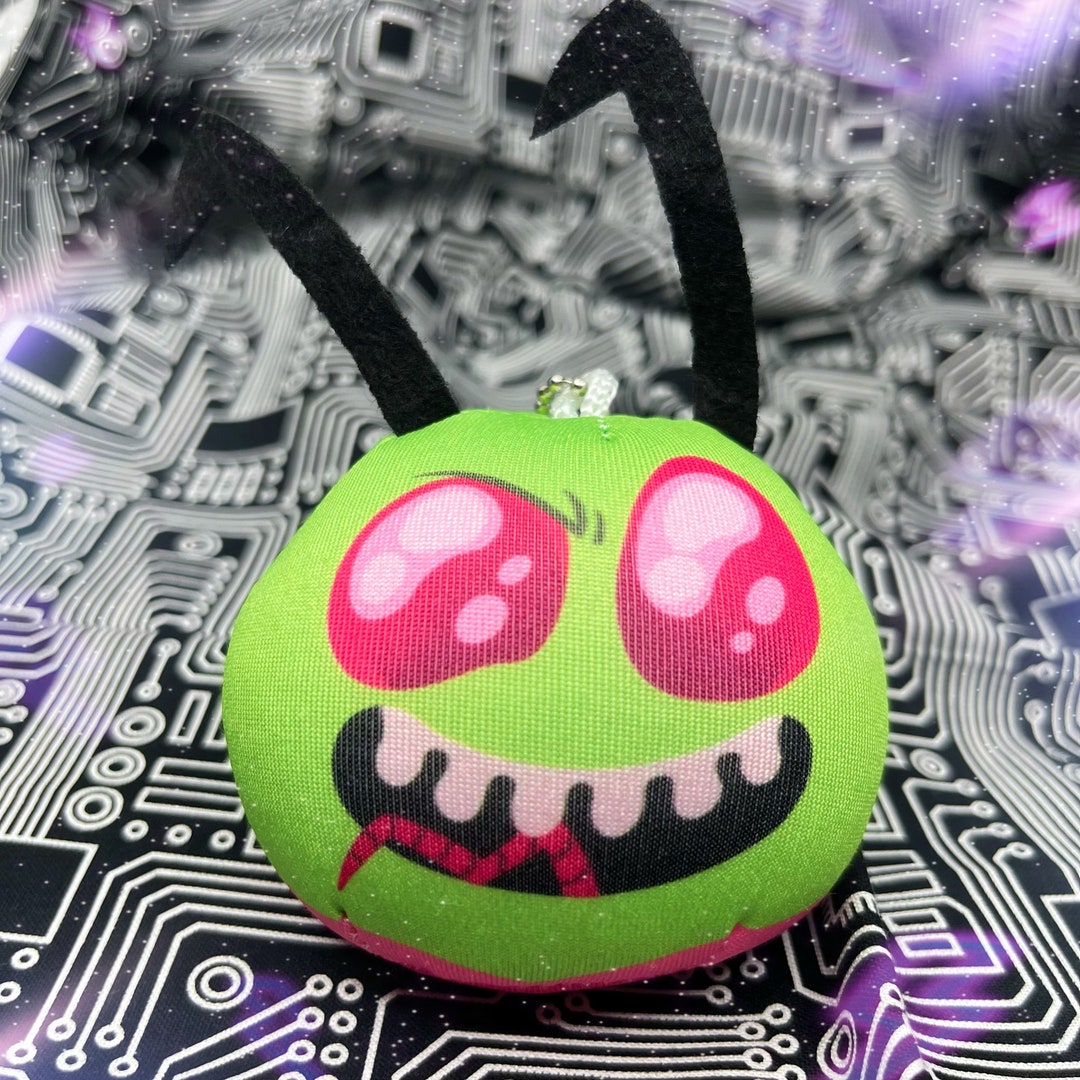 Alien Invader Zim Manjuu Keychain - Etsy