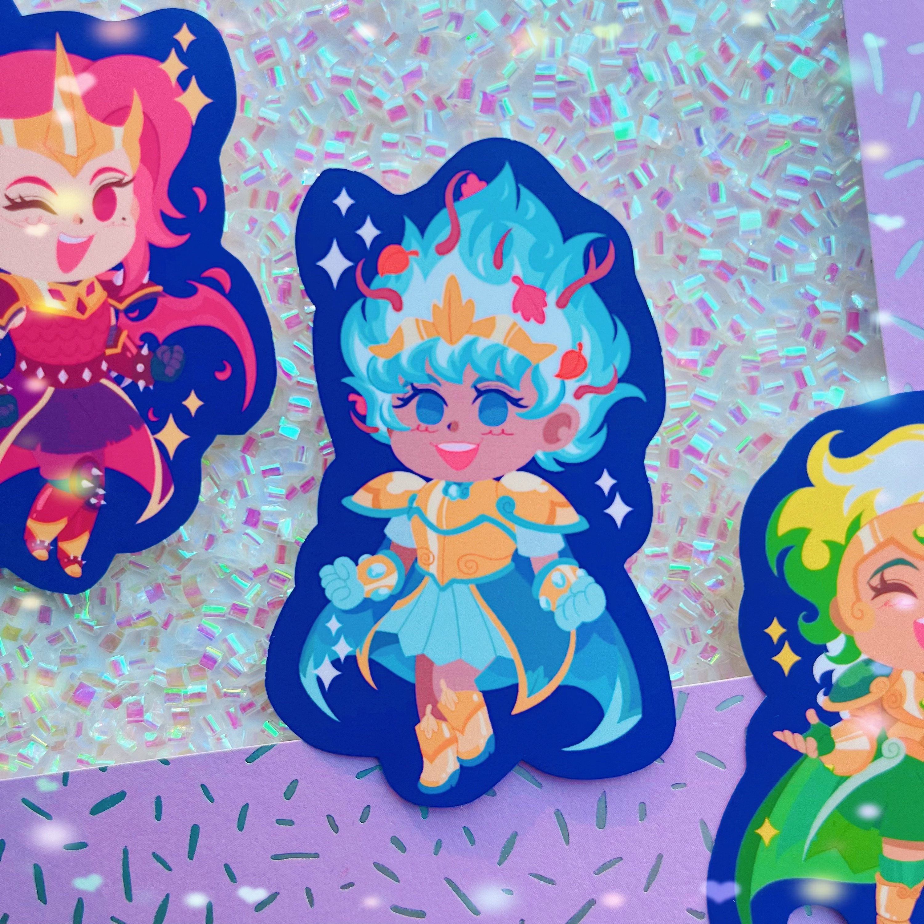 Amphibia Marcy , Anne, Sasha Calamity Girls Stickers - Etsy