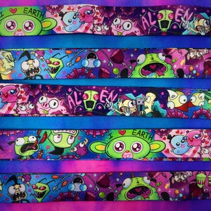 Alien Invader Zim Allover Print Lanyard - Etsy