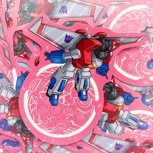 Transformers WORLD IS MINE Starscream Sticker - Etsy