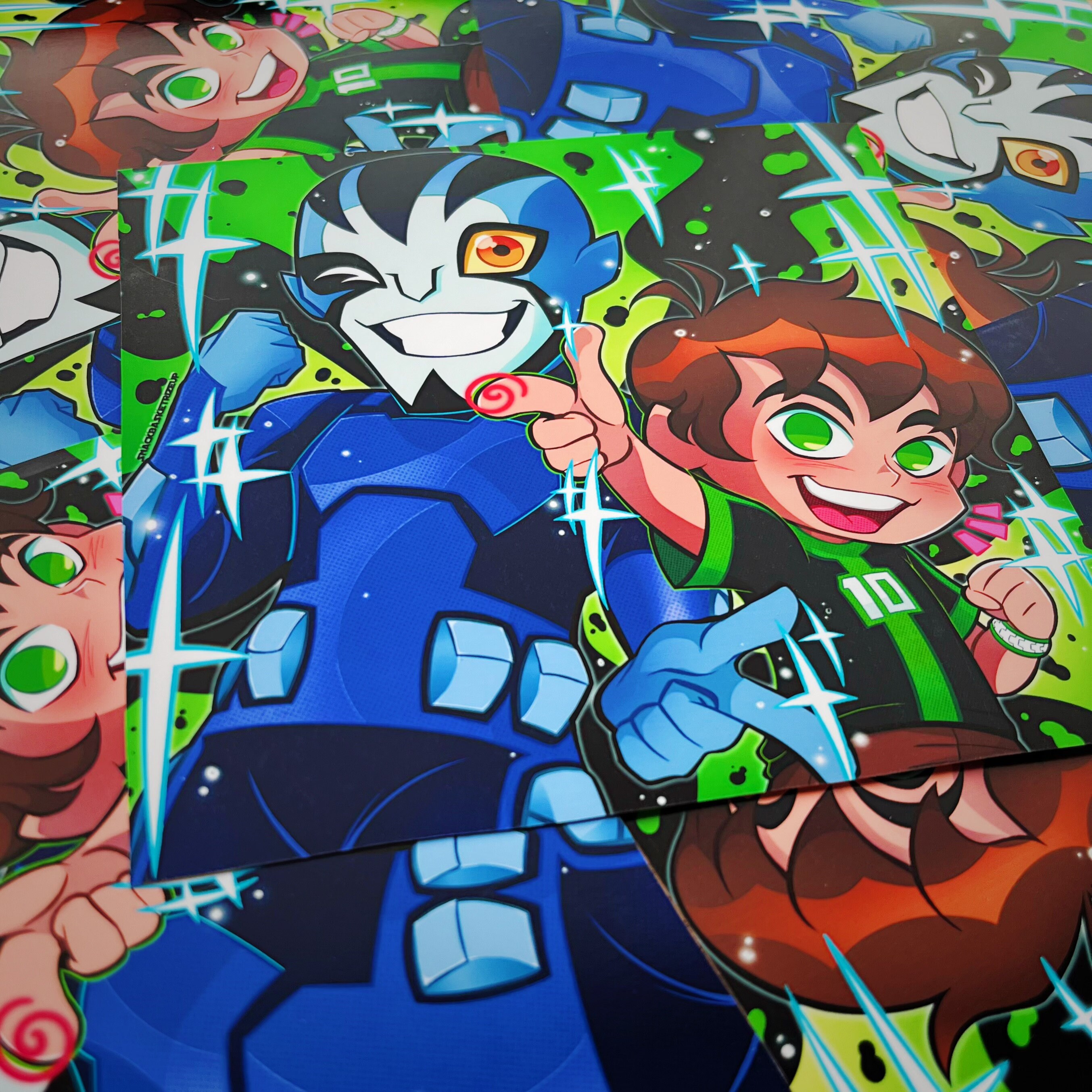 Ben10 Omniverse Ben and Rook Duo Print - Etsy