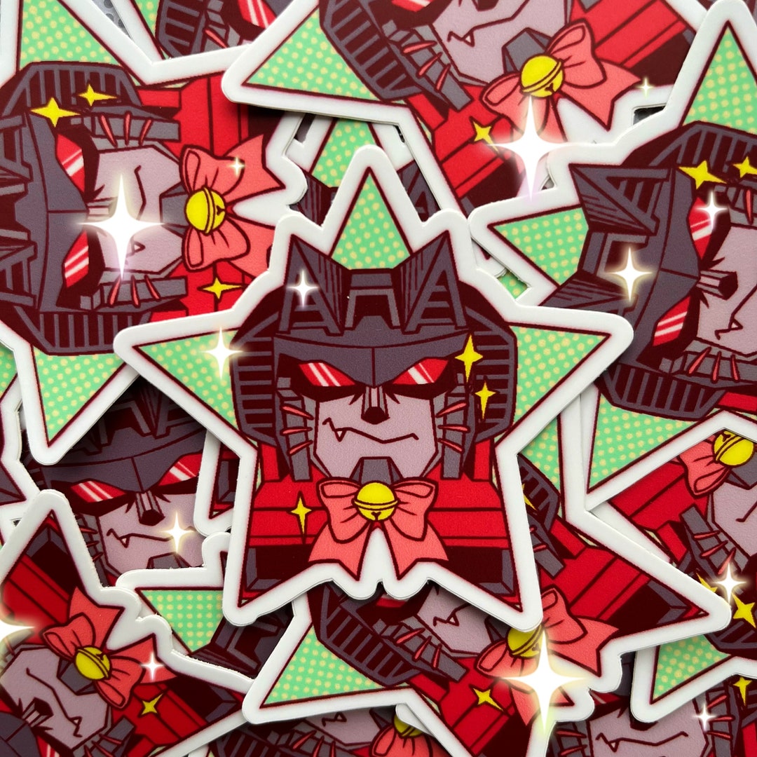 Neko Starscream Transformer Sticker - Etsy