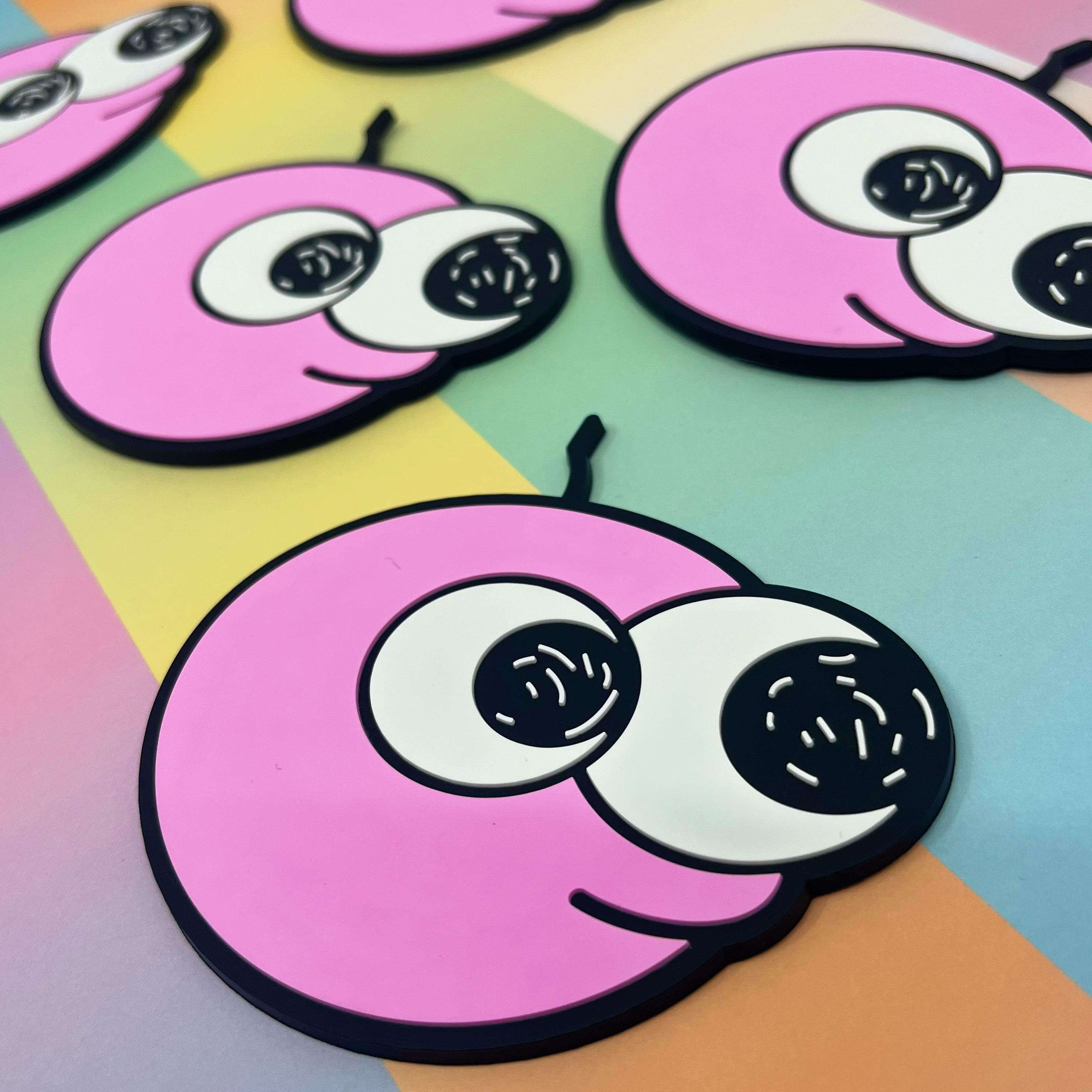 Smiling Friends Rubber Pim Coaster - Etsy