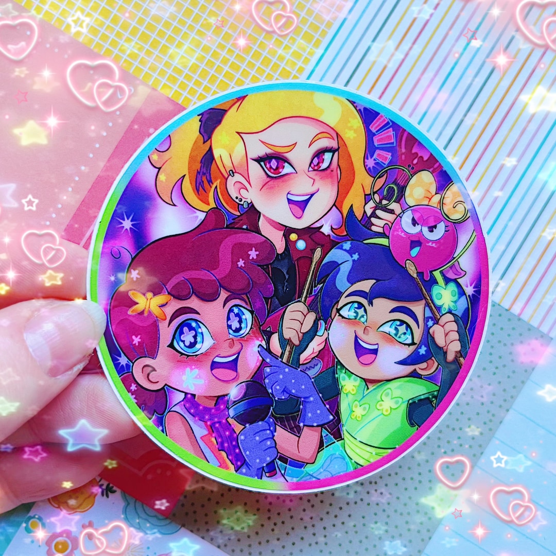 AMPHIBIA Anne-sasha-marcy-polly VINYL STICKER - Etsy