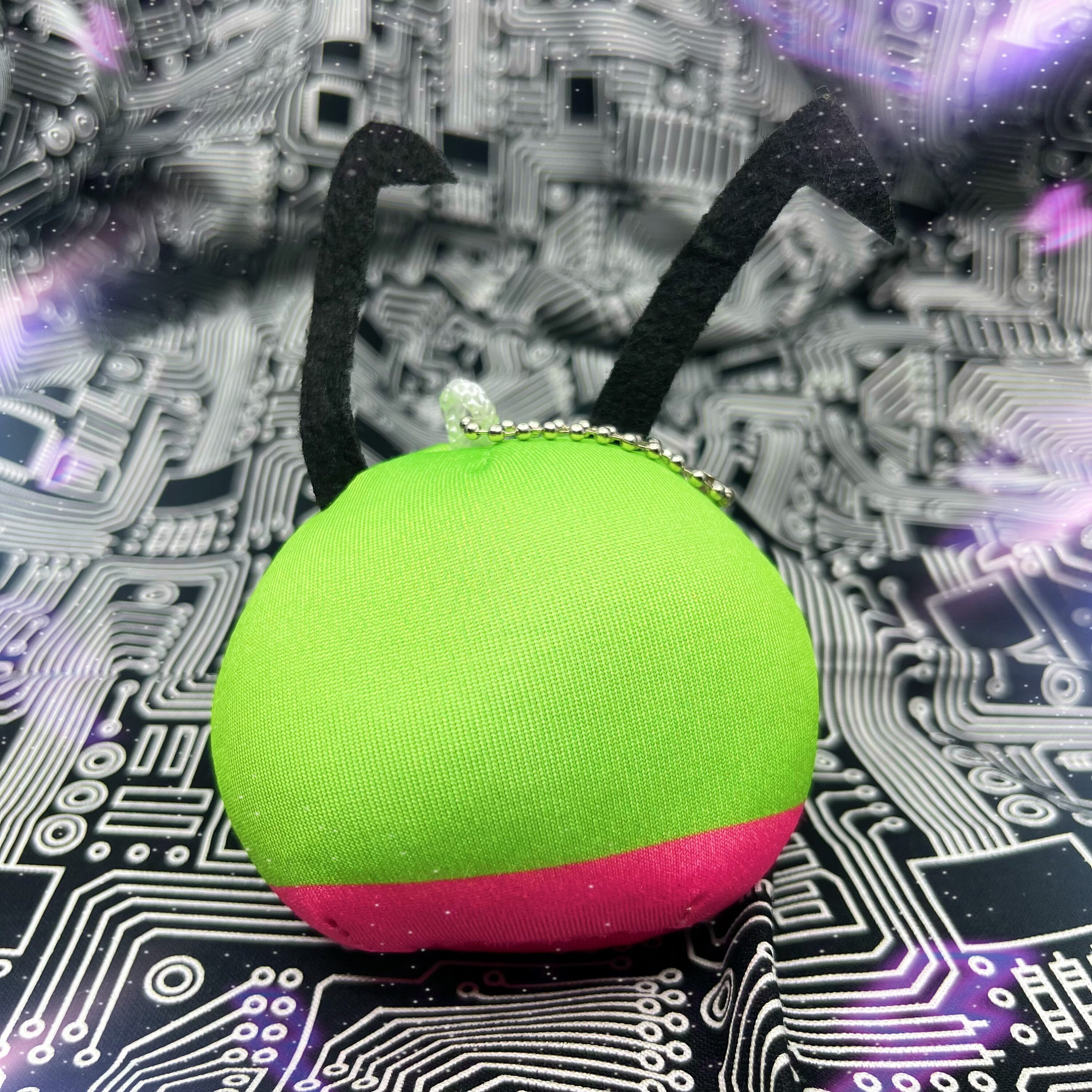 Alien Invader Zim Manjuu Keychain - Etsy