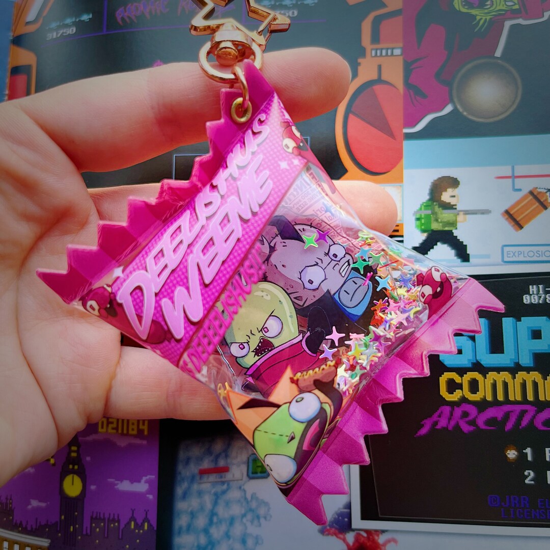 Alien Invader Zim and Dib Candy Bag Charm - Etsy