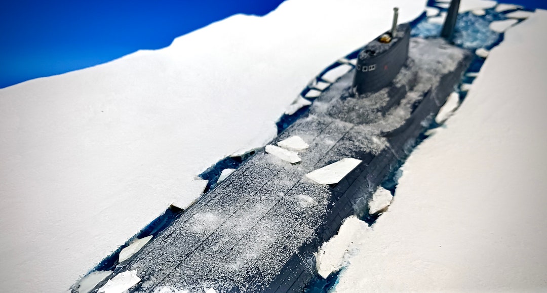 Diorama sous-marin Typhoon dans l'immensité arctique - Etsy France
