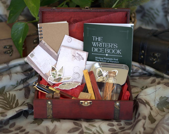 Writers Kit for Authors Gift Box Travel Case Fountain Pen Writing Wax ...