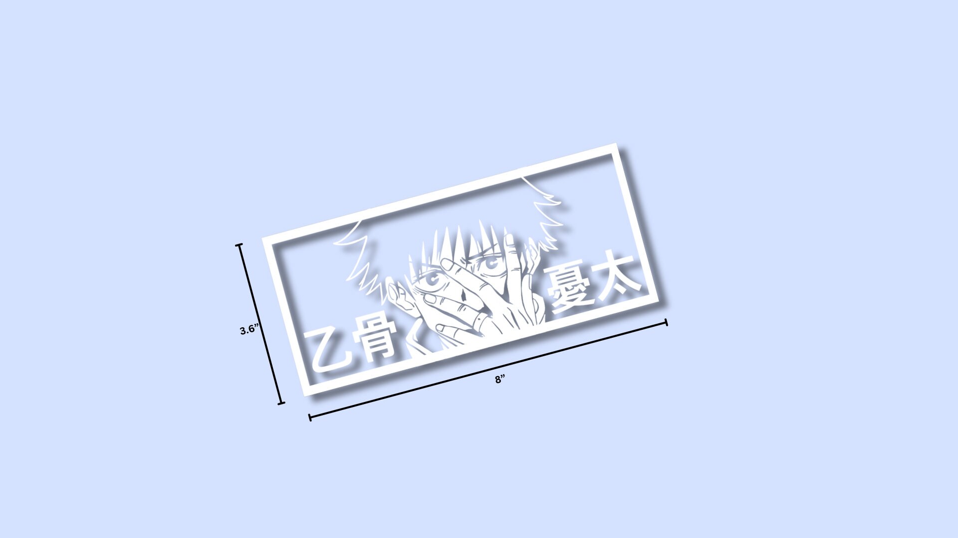 Anime Cursed Rika Car Sticker Vinyl Decal for Car Window Waterproof - Etsy