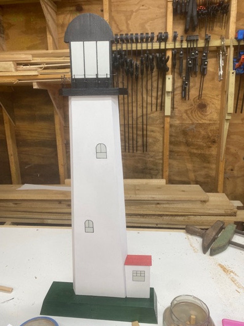 Lighthouse Model Handcrafted Shelf Display - Etsy