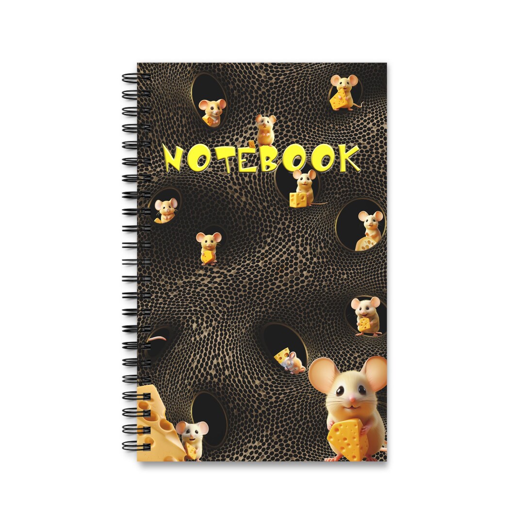 Notebook - Mice Paradise #2-spiral Journal, Blank, Dot Grid, Lined ...