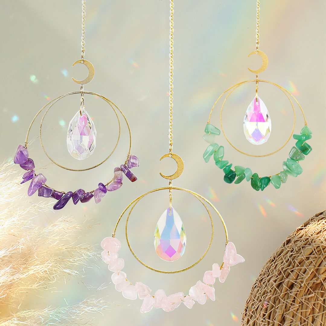 Crystal Wind Chimes Garden Wind Chimes Stone Wind Chimes - Etsy