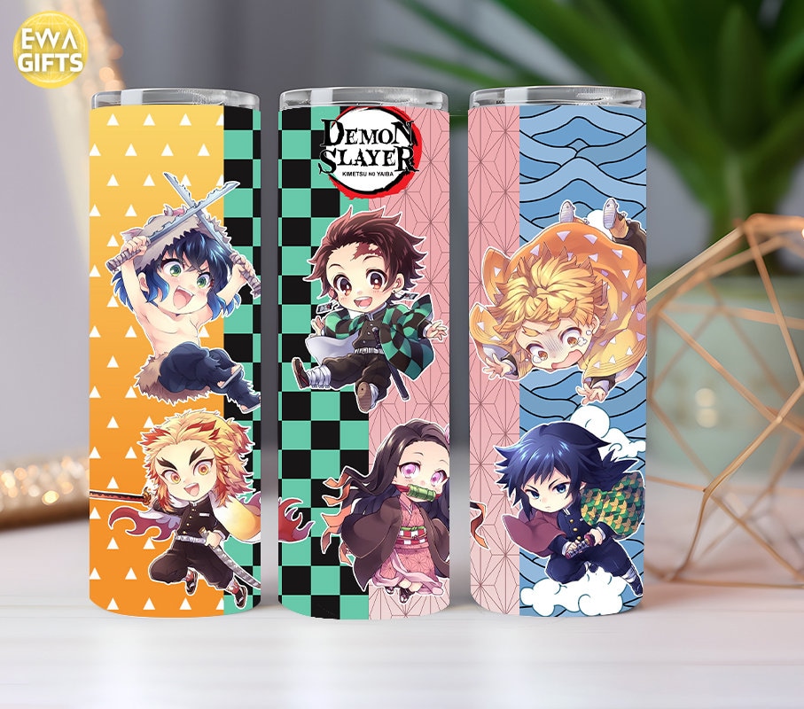 Chibi Demon Anime Tumbler Wrap, Baby Slayers Anime Tumbler Wrap, Cute ...