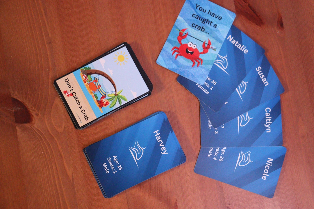 Rowing Game: Don't Catch a Crab Crew Card Game for Rowers - Etsy