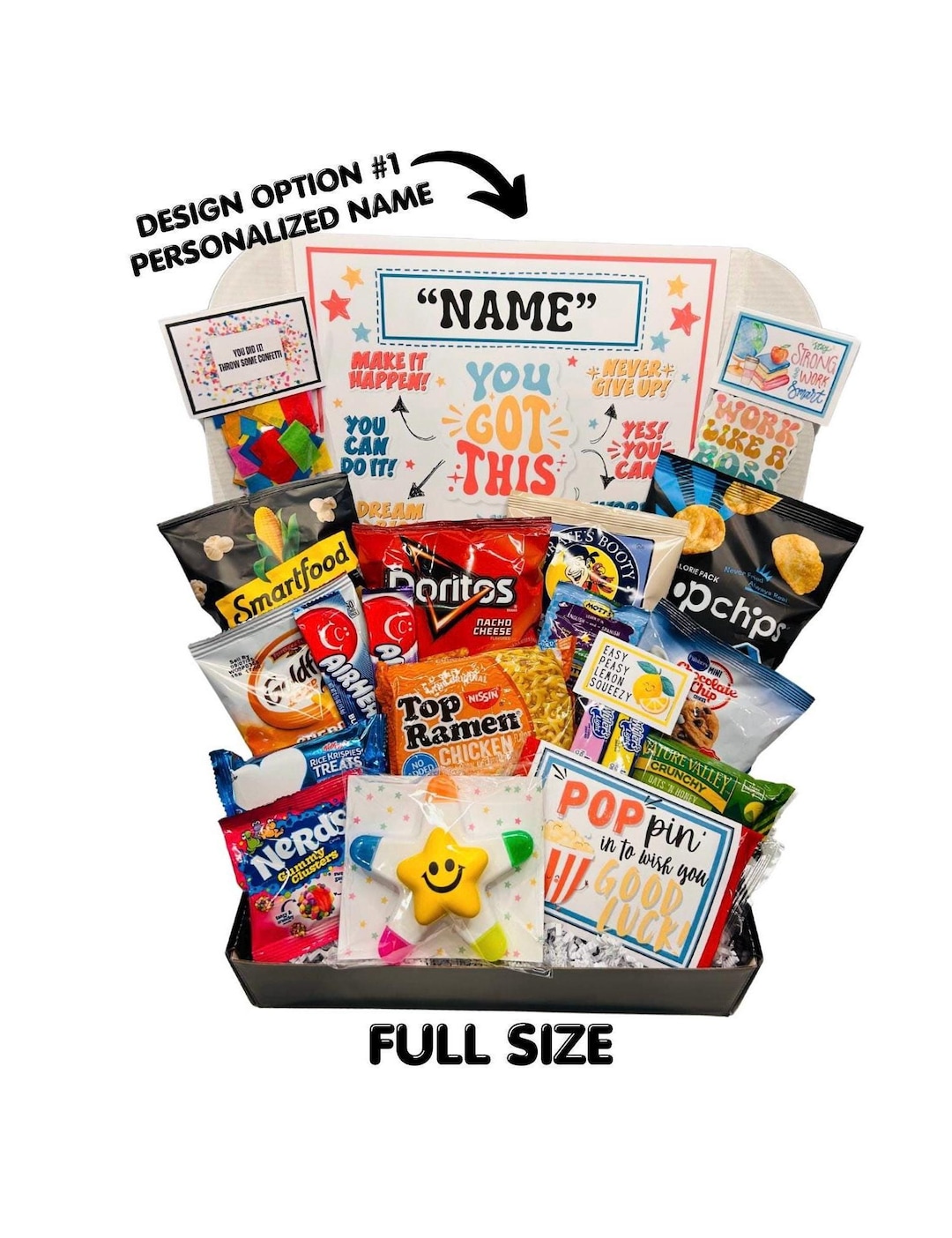 Final Exam Care Package, Fun Snack Box for College & High School ...