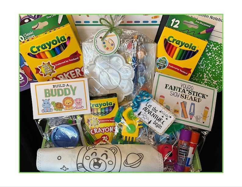 Arts & Crafts Care Package- Art Supplies Gift Box for Kids - Etsy