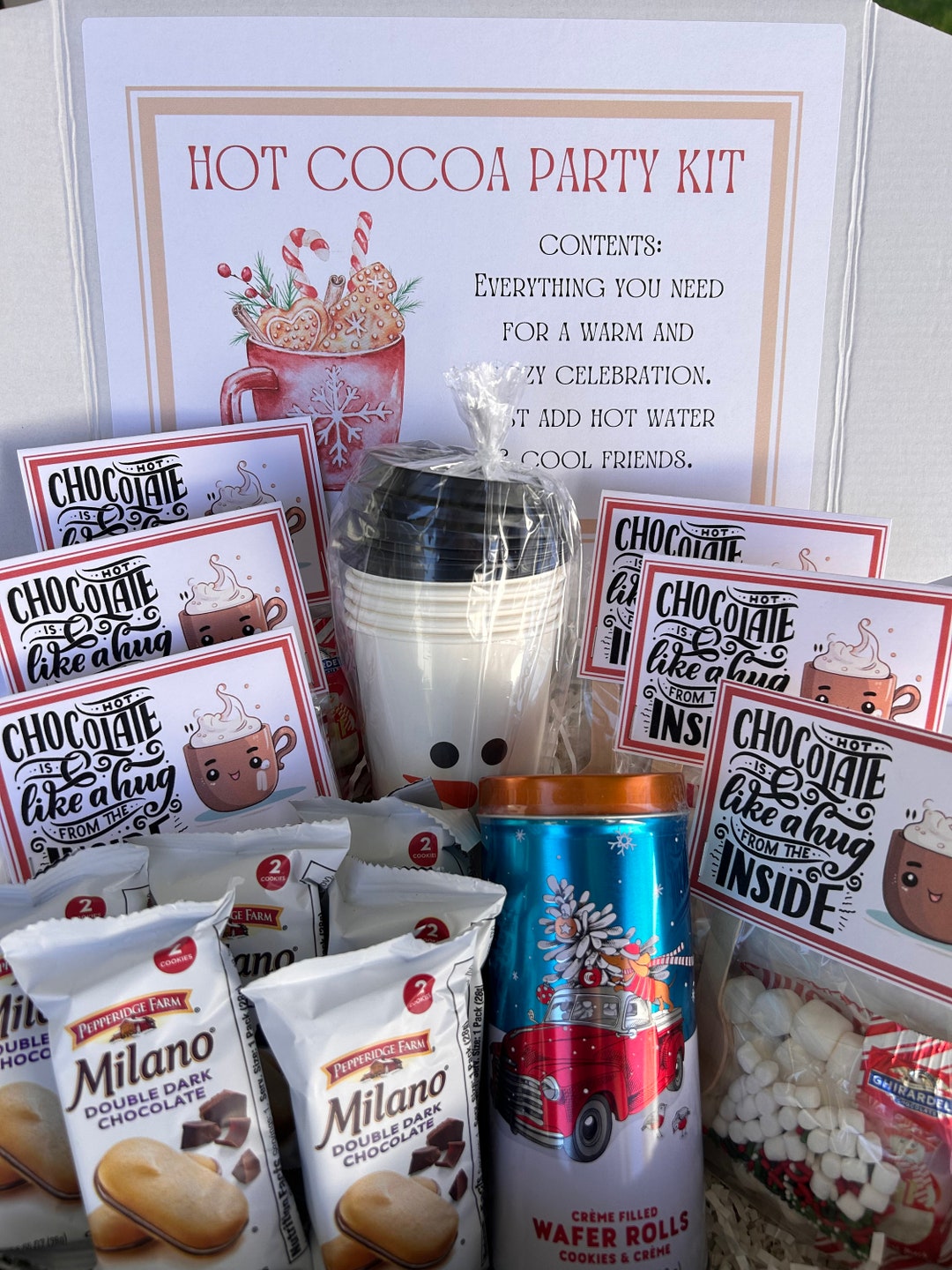Holiday Hot Cocoa Party Kit - Etsy