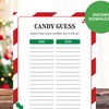 Candy Jar Guessing Game - Christmas CANDY CANES - Printable Holiday ...