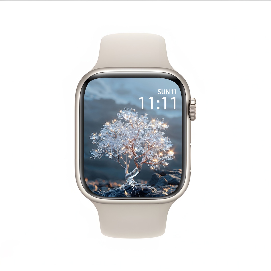 Apple Watch Wallpaper, Smartwatch, Watch Face, Diamond Fortune Tree ...