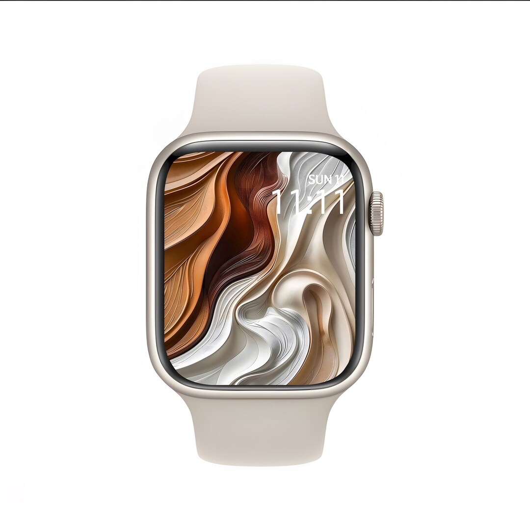 Apple Watch Wallpaper, Smartwatch, Watch Face, Leather Texture ...