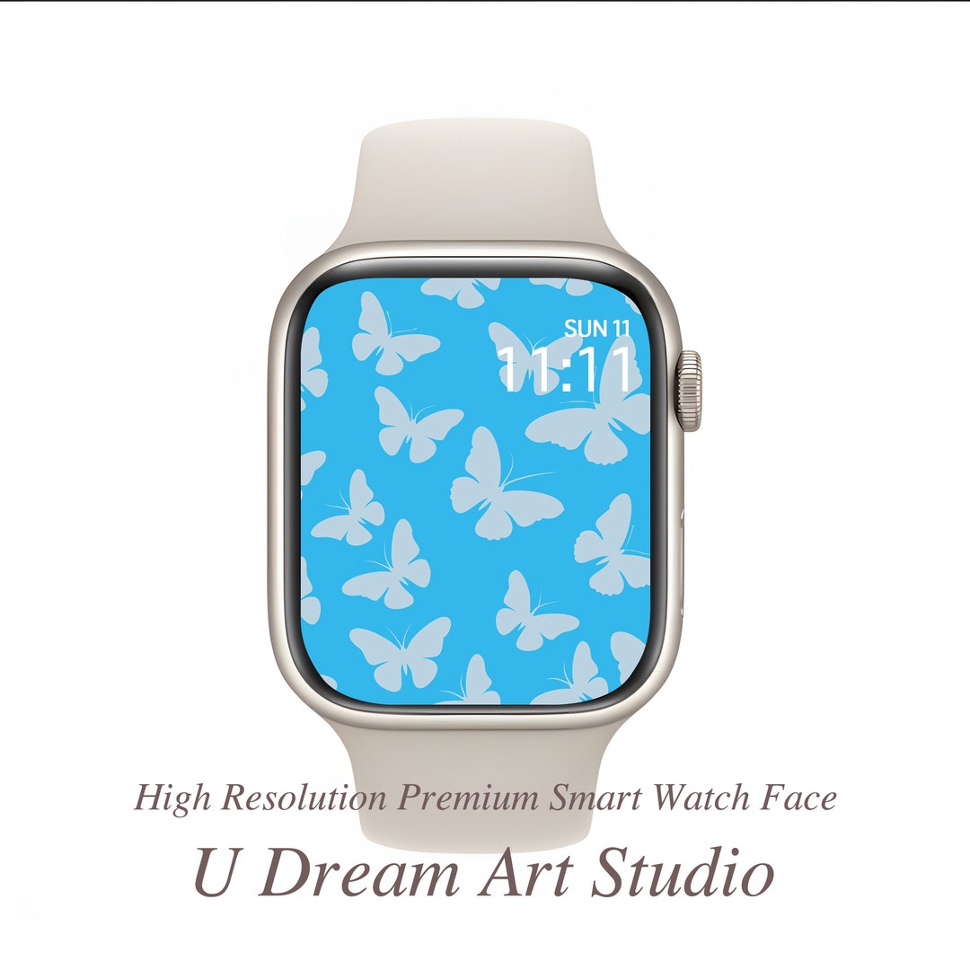 Apple Watch Wallpaper, Smartwatch, Watch Face, Butterflies, Screensaver ...
