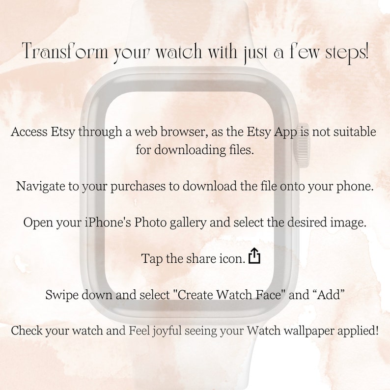 Apple Watch Wallpaper, Smartwatch, Watch Face, Oriental Art, Neutral Flower, Floral, Screensaver ...