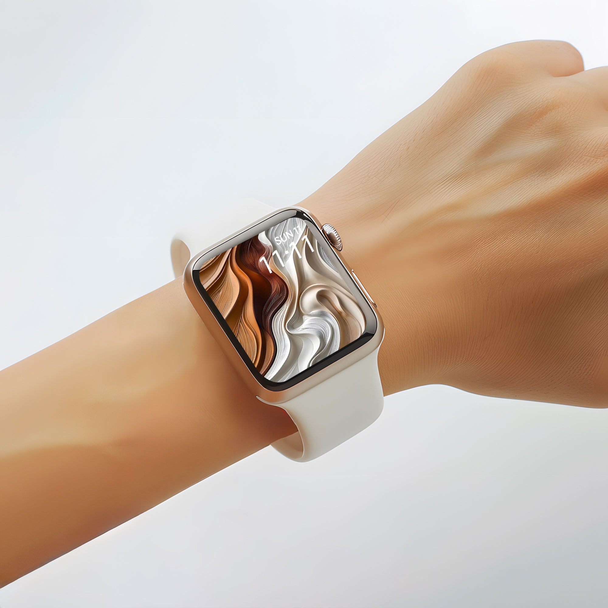 Apple Watch Wallpaper, Smartwatch, Watch Face, Leather Texture ...