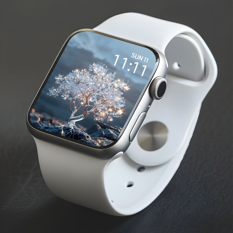 Apple Watch Wallpaper, Smartwatch, Watch Face, Diamond Fortune Tree ...