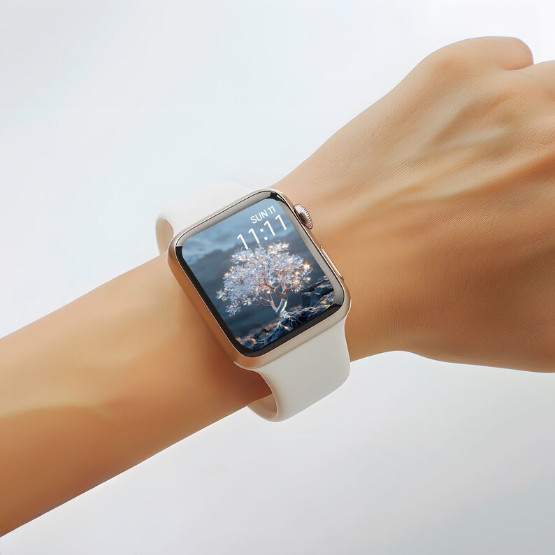 Apple Watch Wallpaper, Smartwatch, Watch Face, Diamond Fortune Tree ...