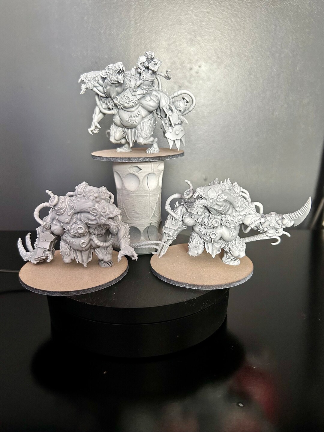 Set of 3 Ogre Rats 32mm to Paint - Etsy