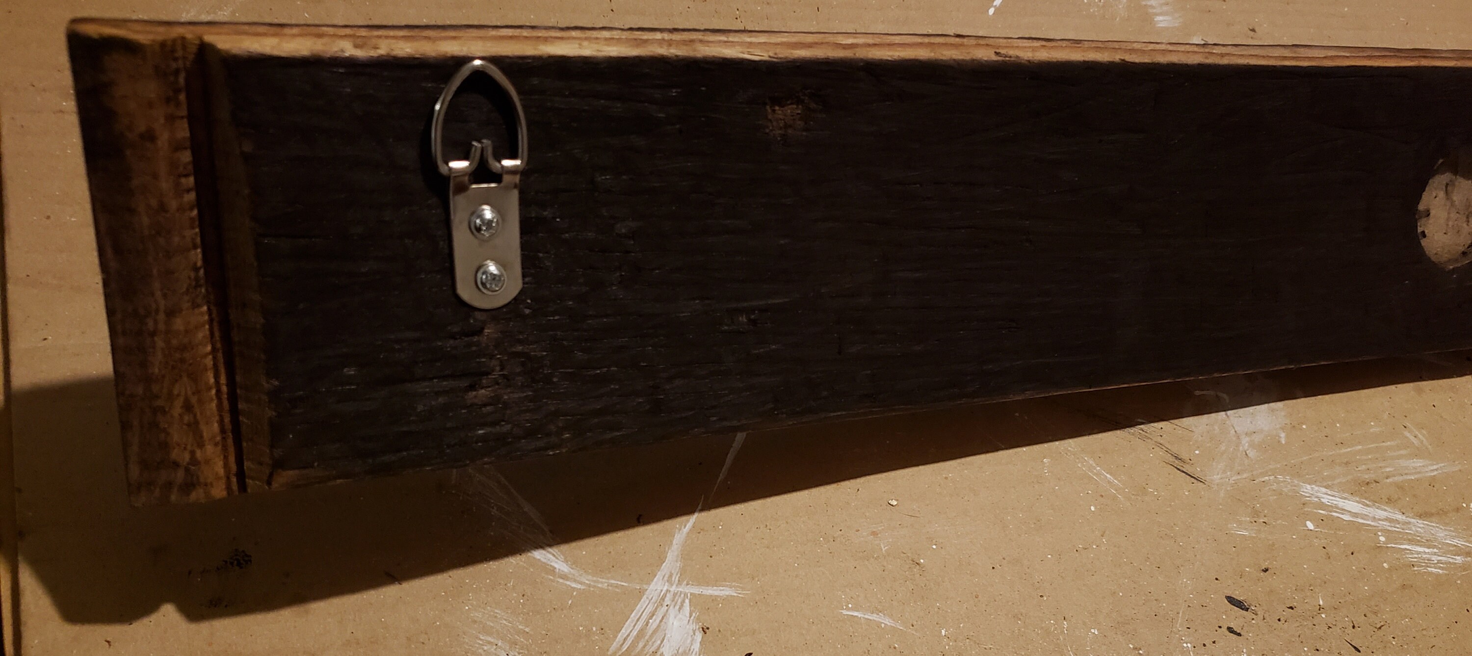 Whiskey Barrel Stave Coat Rack Rustic Wall Coat Rack Whiskey Gift for ...