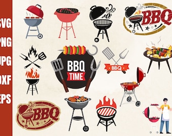 Barbeque SVG Bundle, BBQ Svg Bundle, BBQ Svg, Grilling Svg, Kitchen Svg ...