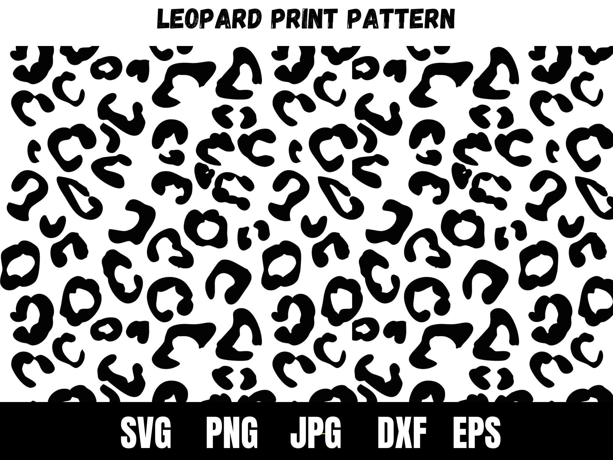 Leopard Print Pattern Svg ,leopard Pattern Svg , Repeating Pattern ...