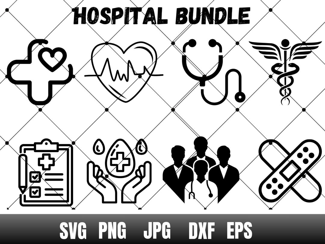 Medical Icons SVG Nurse Svg Bundle Doctor Svg Bundle Svg Cut Files Svg ...