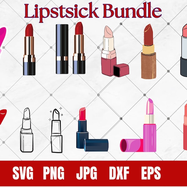 Lipstick Svg - Etsy