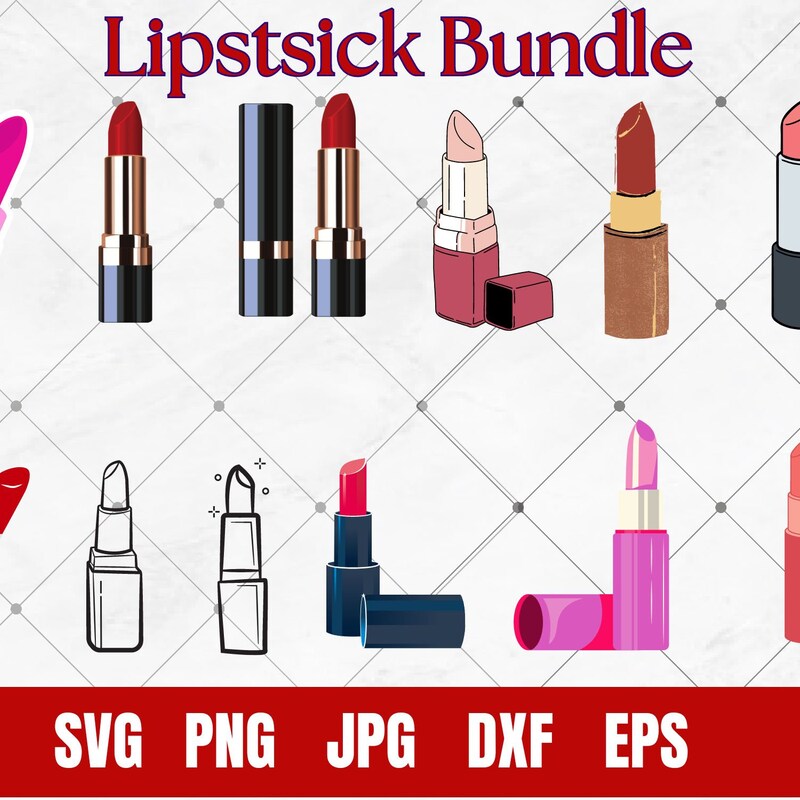 Lipstick Svg - Etsy
