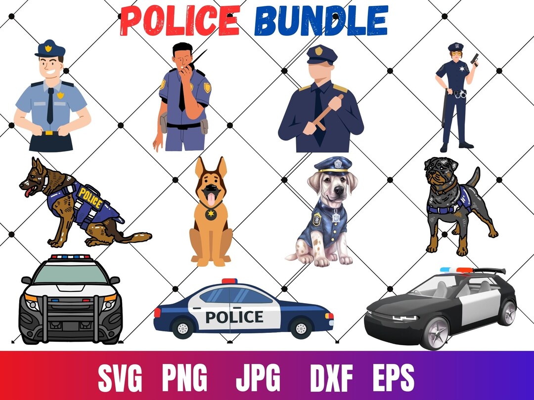 Police Officer Svg, Police Officer Svg Bundle, Police Svg, Cop Svg ...