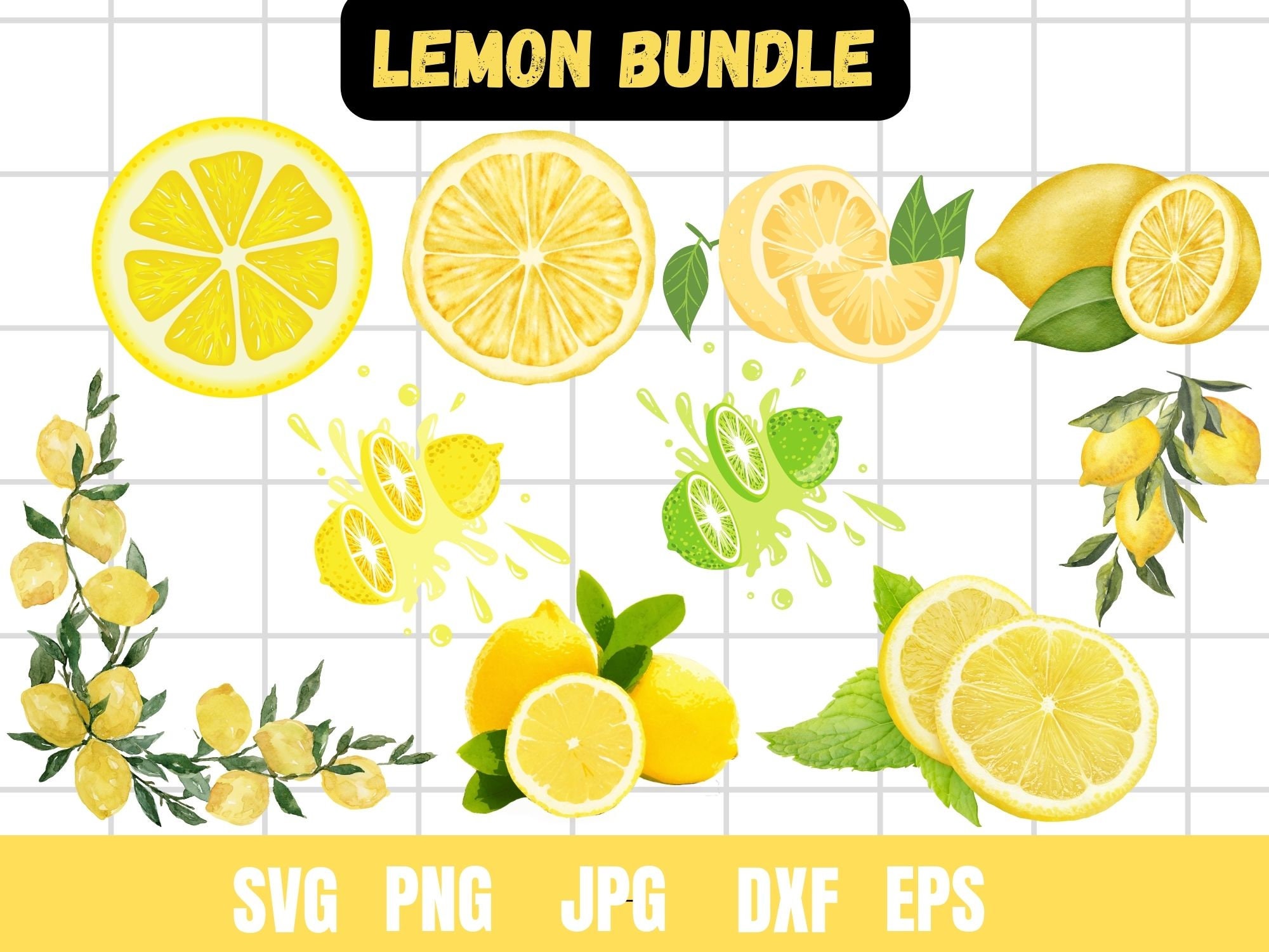 Lemon Slice Svg,fruits Dxf,fruit Svg,furit Cut File,lemon Layered ...