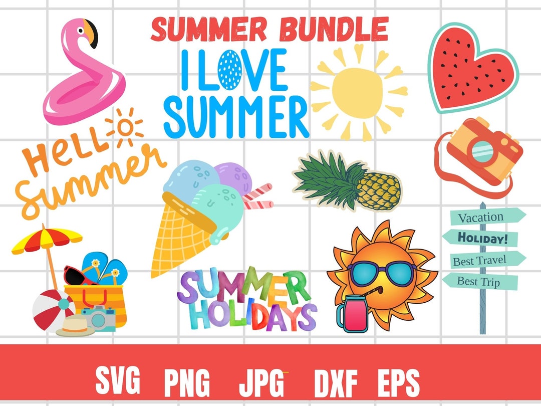 Summer Love Clipart, Travel Holidays Clip Art, Tropical Flamingo Draw ...