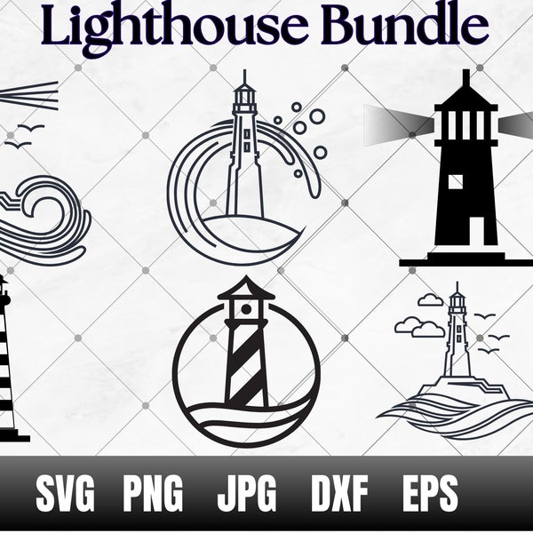 Lighthouse Svg - Etsy
