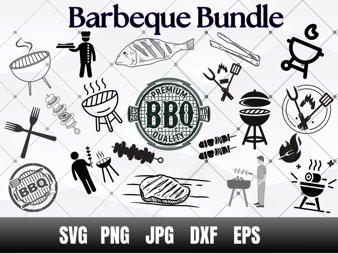 Barbecue SVG Bundle, Grilling BBQ Cut Files (digital Download) - Etsy