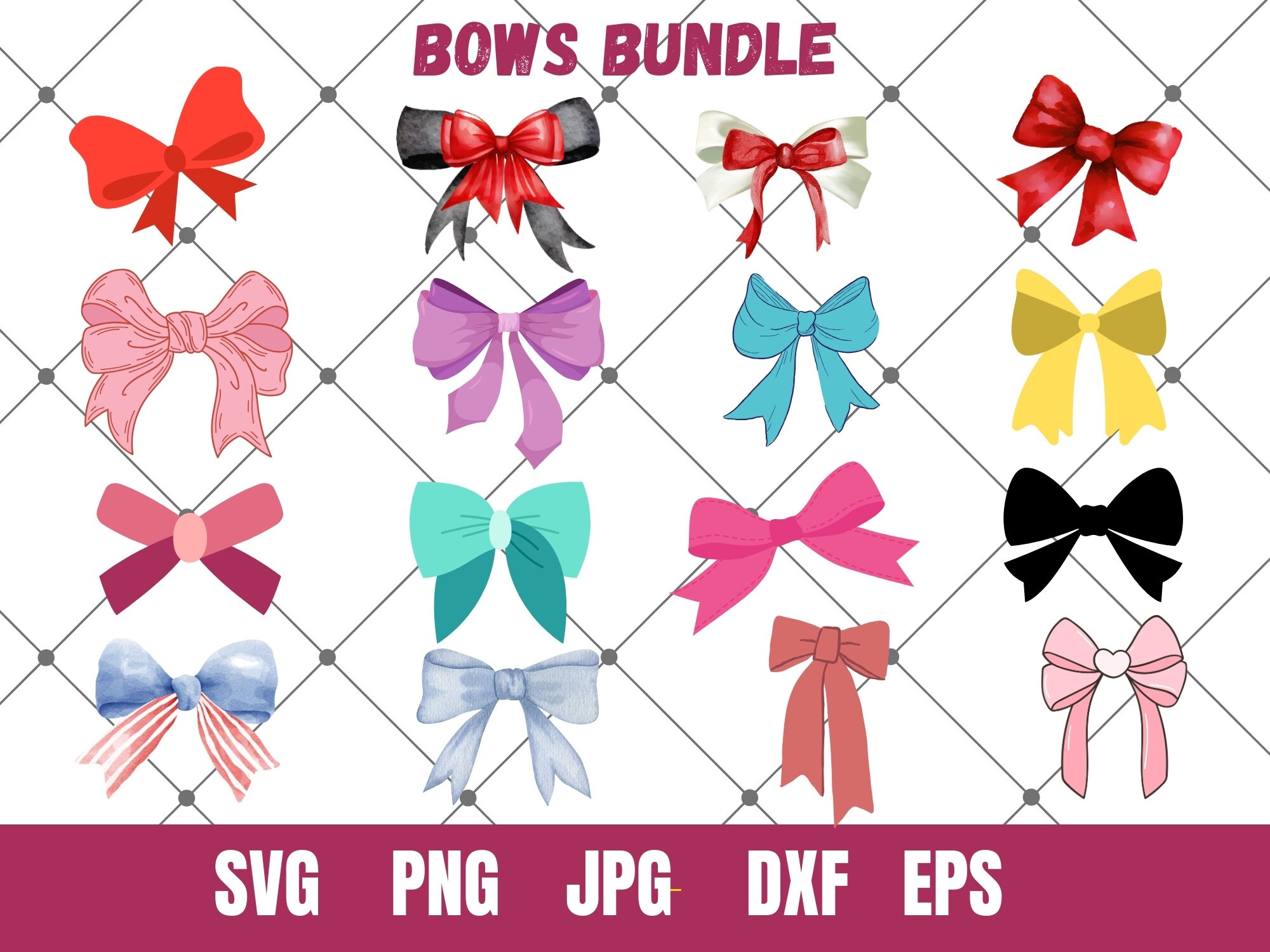 Bow Svg ,felt Bow SVG ,hair Bow Svg, Bow Template Vector ,coquette Bow ...