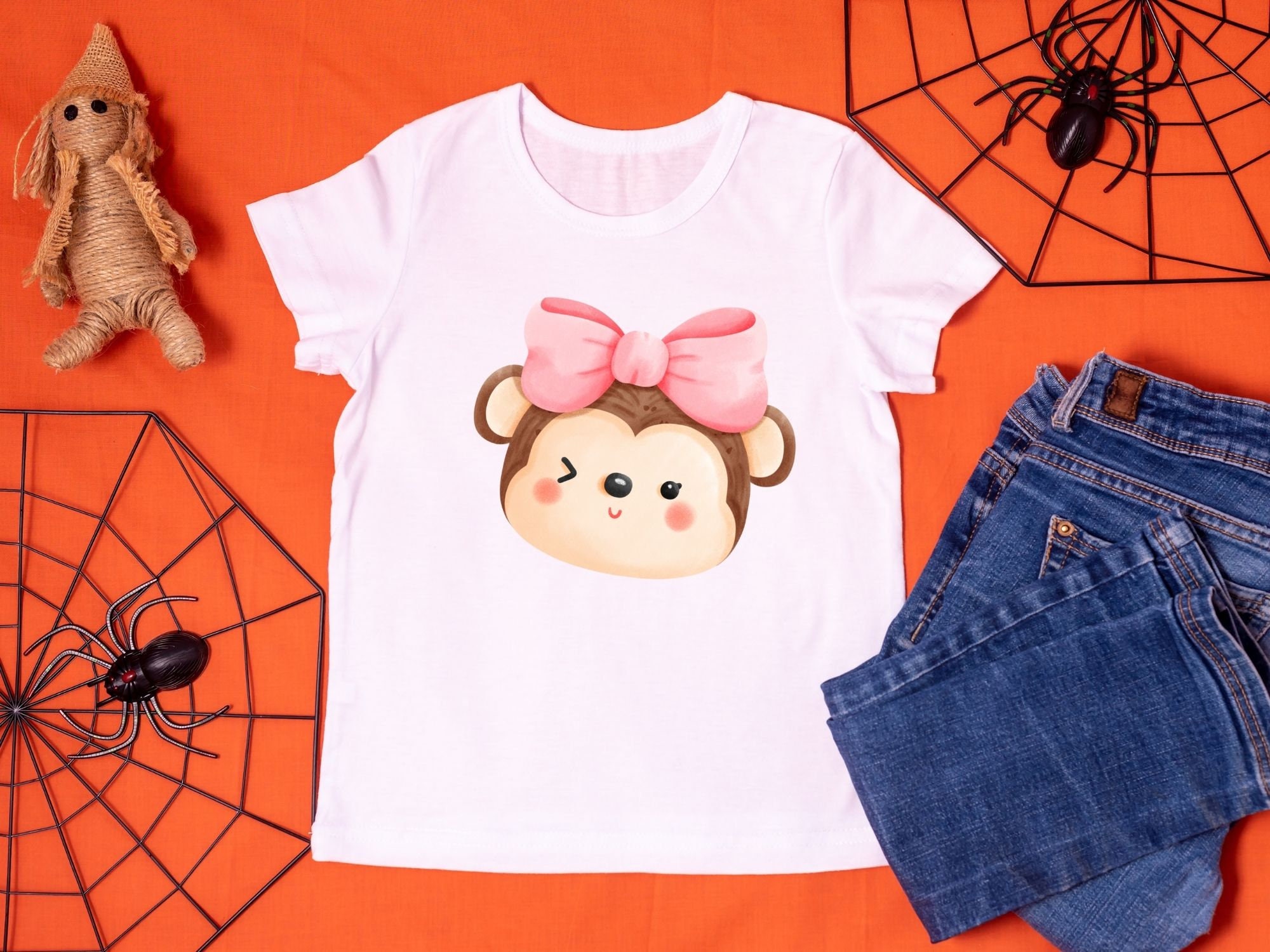 Monkeys Clipart Set - Clip Art Set of Cute Monkeys, Monkey, Baby ...