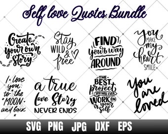 Positive Quote Svg, Positive Sayings Svg, Self Love Svg, Affirmation ...