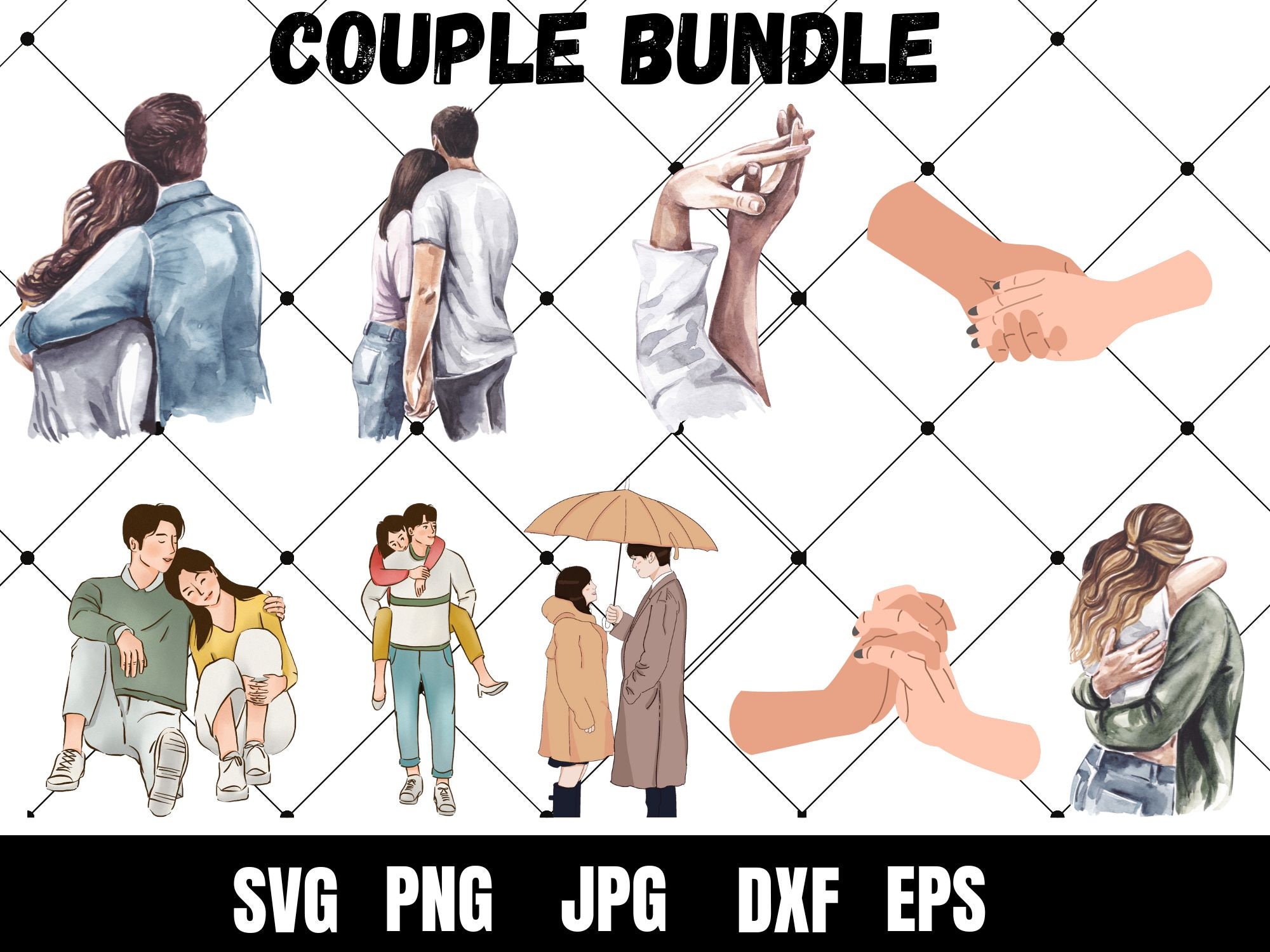 Couple Svg, Love Svg, Gift for Her Svg, Wedding Svg, Valentines Day Svg ...