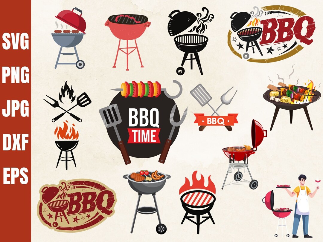 Barbeque SVG Bundle, BBQ Svg Bundle, BBQ Svg, Grilling Svg, Kitchen Svg ...