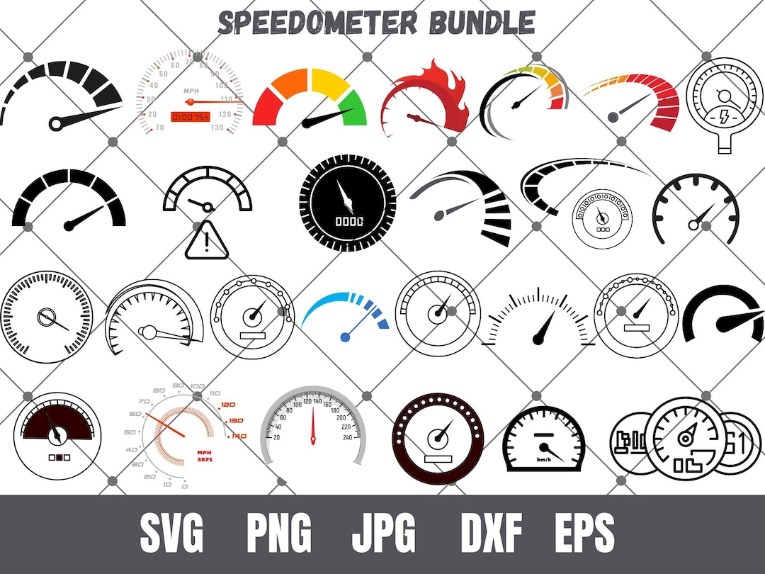 Speedometer Svg,speedometer Clipart,racing Svg,speeding Svg,speedometer ...